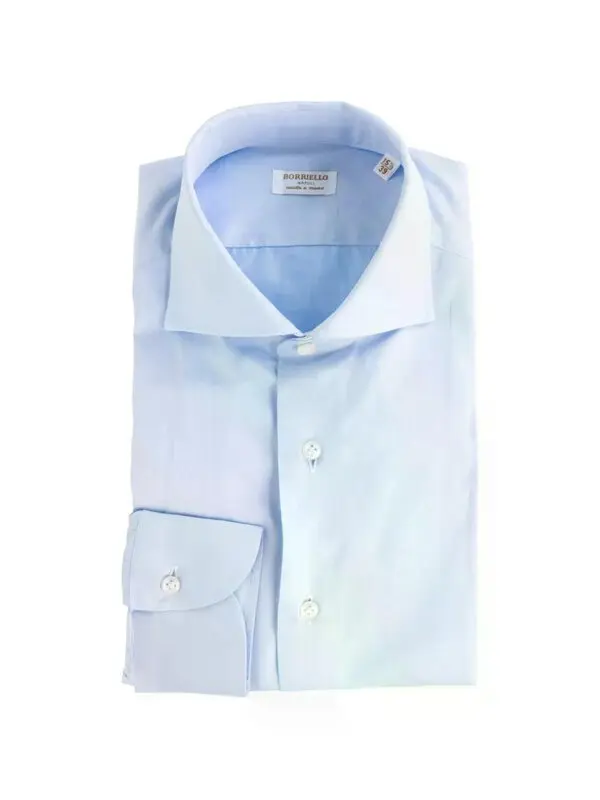 BORRIELLO NAPOLI Marechiaro Spread-collar Shirt