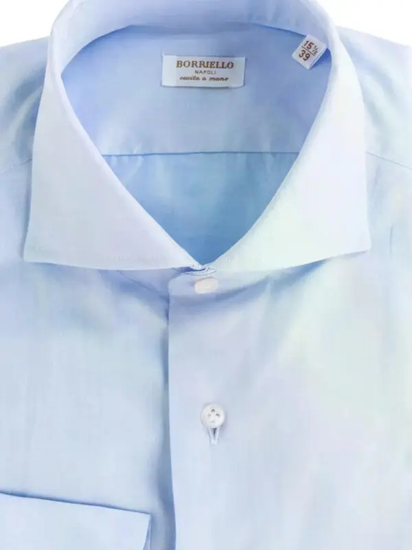 BORRIELLO NAPOLI Marechiaro Spread-collar Shirt