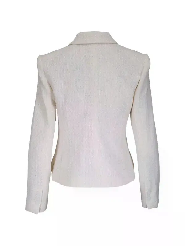 L'Agence Jennah Single-breasted Cotton Blazer