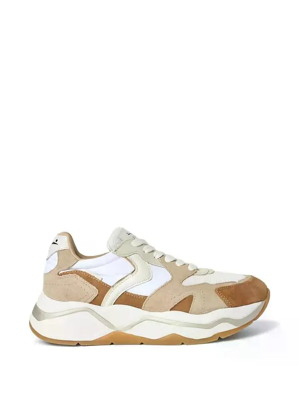VOILE BLANCHE Suede Panelled Mesh Sneakers