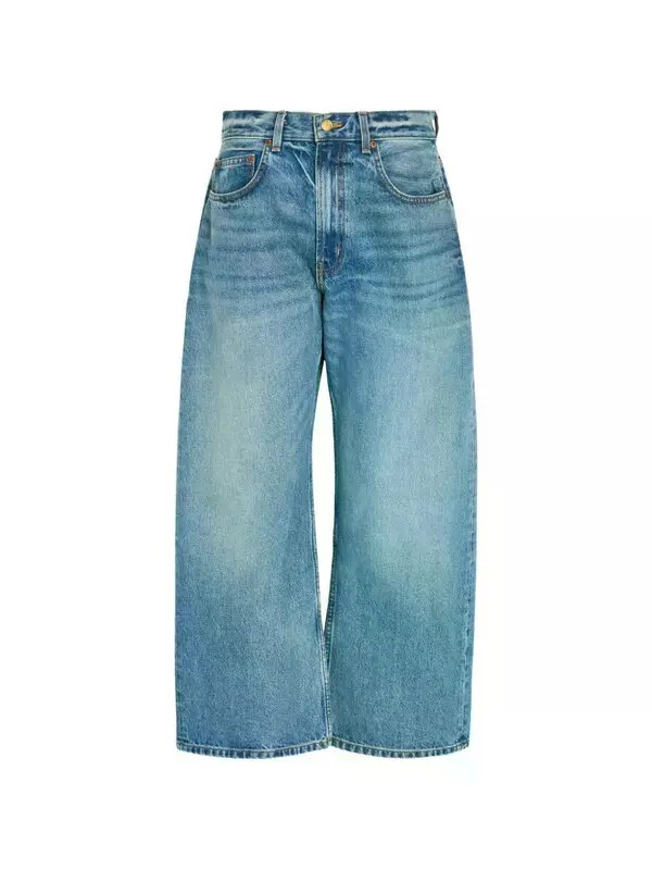 B Sides Charley Wide-leg Jeans In Faded Wash