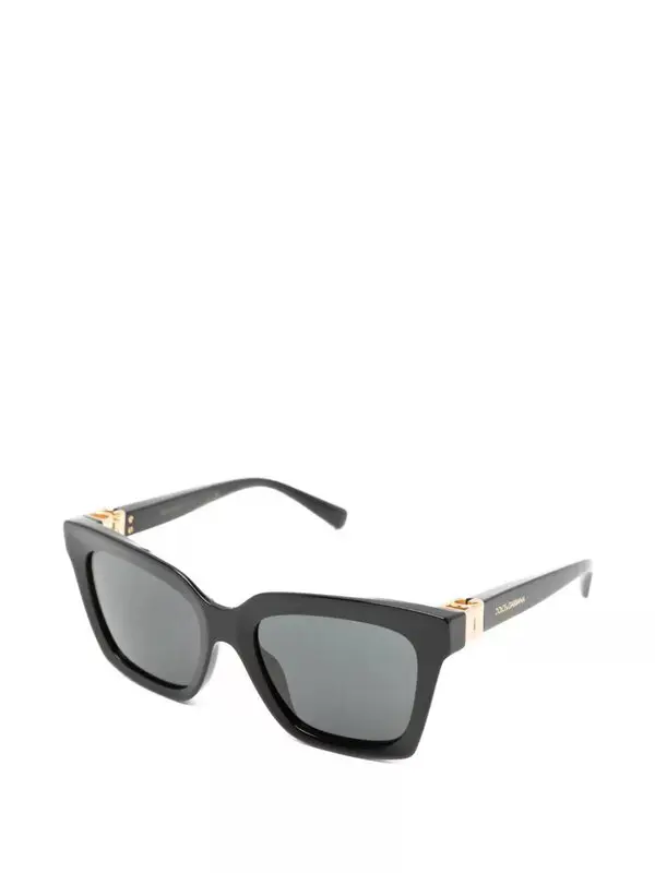 Dolce & Gabbana Logo-plaque Square-frame Sunglasses