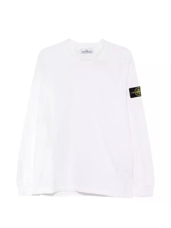 Stone Island Logo-patch Sweater - White
