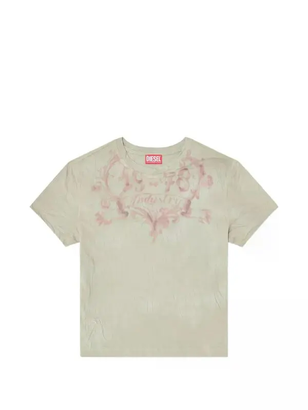 DIESEL® 1978 Industry" Graphic Print T-shirt - Neutrals