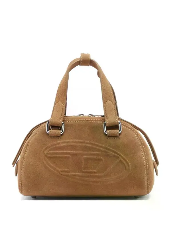 DIESEL® Mini 1dr Dome Leather Tote - Brown