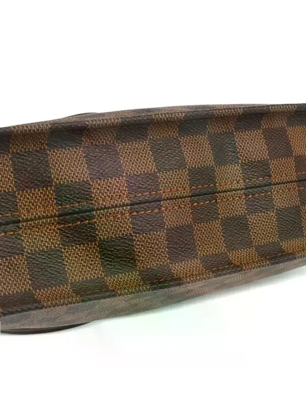 LOUIS VUITTON 2008 Sac Plat Damier Ebene Tote Bag