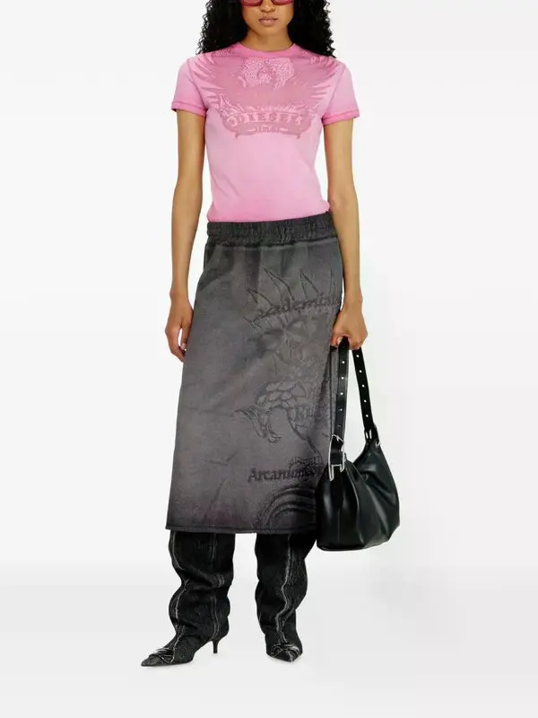 DIESEL® Cotton T-shirt - Pink