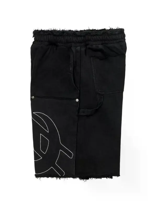 GODSPEED Carpenter Shorts With Distressed Finish