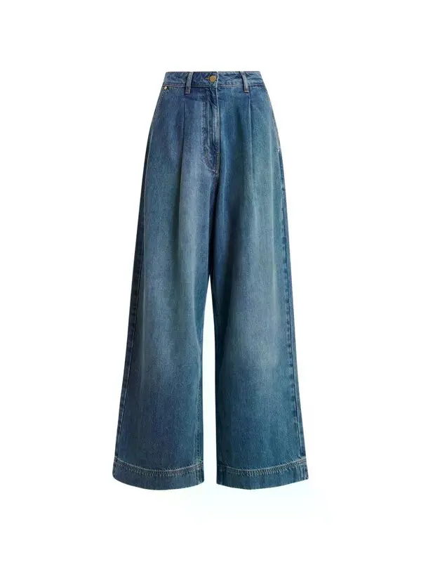 Essentiel Antwerp Pleated Wide-leg Jeans