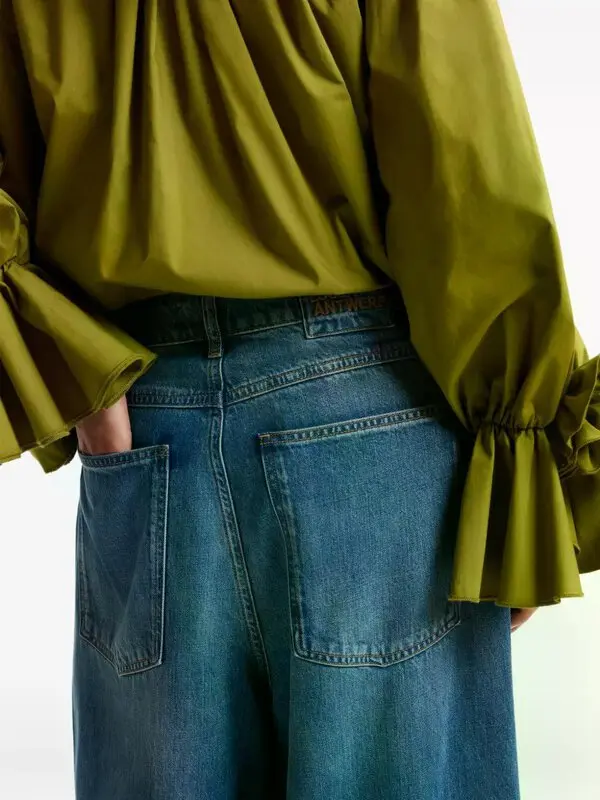 Essentiel Antwerp Pleated Wide-leg Jeans