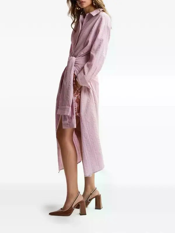 Essentiel Antwerp Tie-waist Oversized Midi Dress