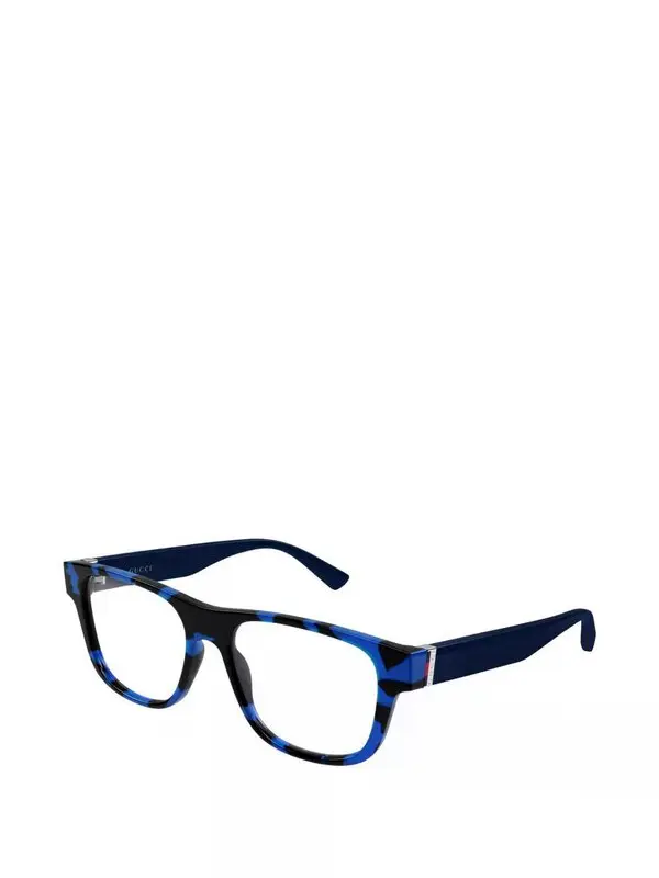 Gucci Tortoiseshell Rectangle-frame Eyeglasses