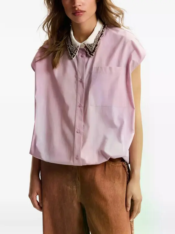 Essentiel Antwerp Bead-embellished Shirt