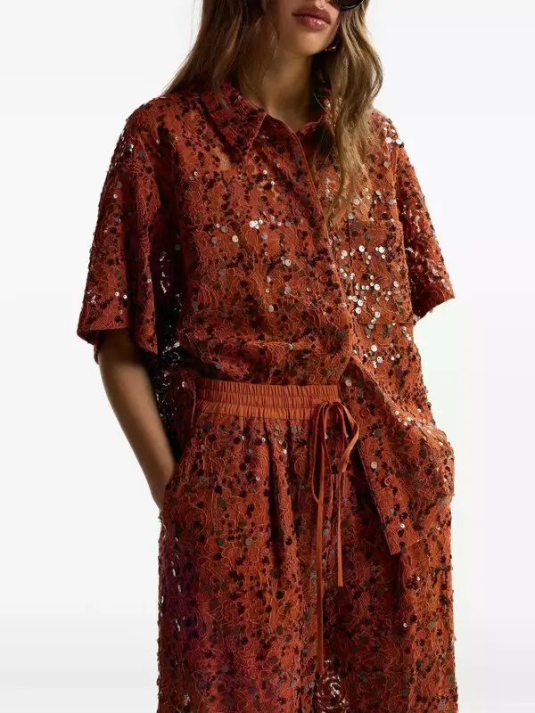Essentiel Antwerp Sequin-embellished Shirt