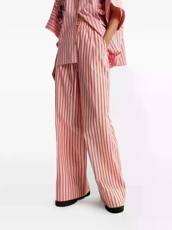 Essentiel Antwerp Striped Wide-leg Trousers