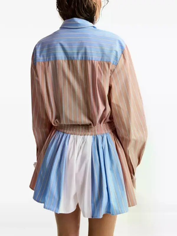 Essentiel Antwerp Striped-pattern Shorts