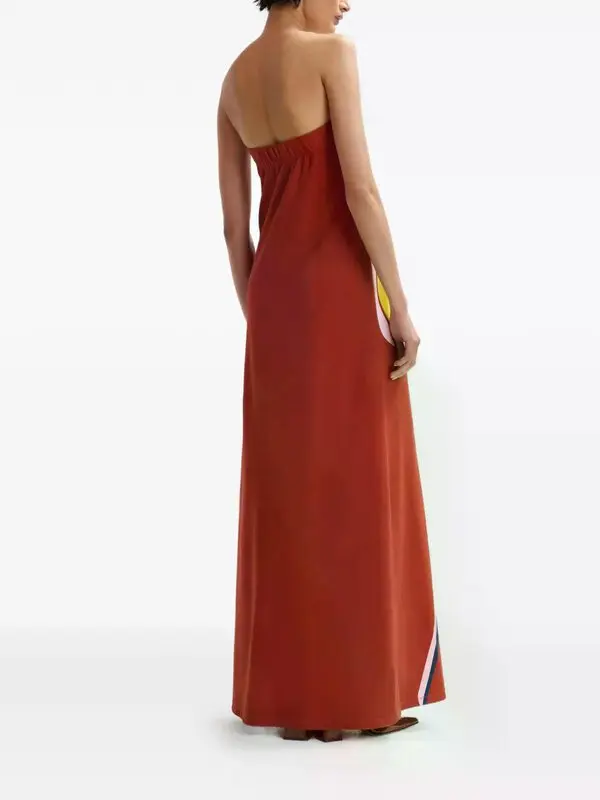 Essentiel Antwerp Jannick Floral-print Strapless Maxi Dress