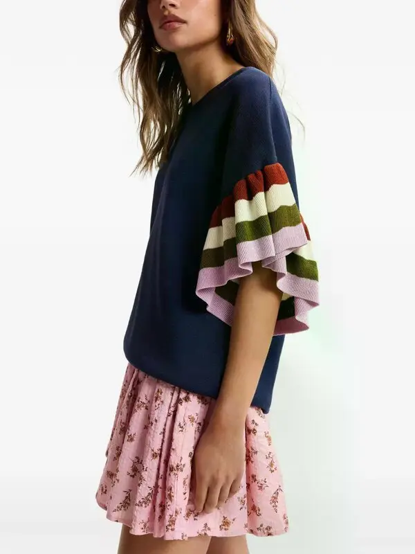 Essentiel Antwerp Floral-print Flared Mini Shorts
