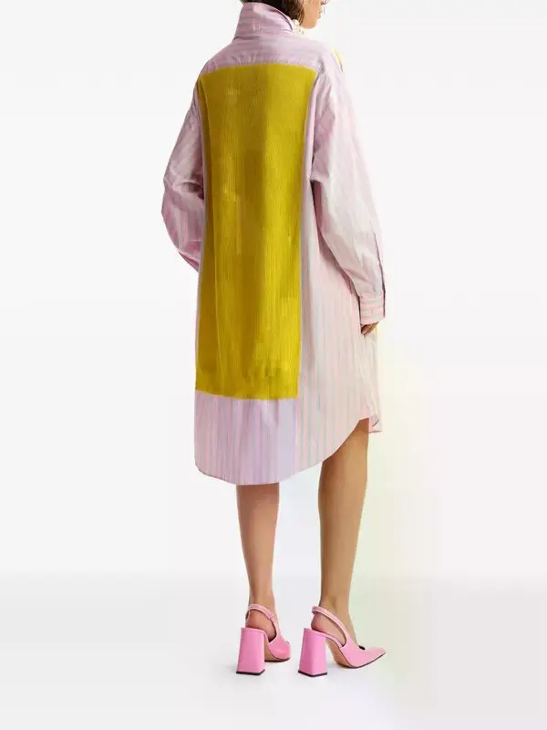 Essentiel Antwerp Striped Midi Shirt Dress