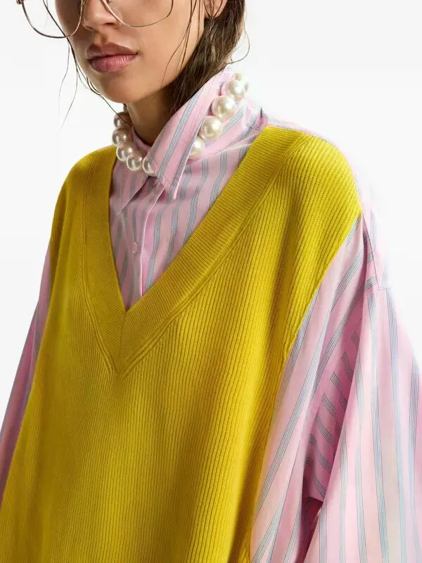 Essentiel Antwerp Striped Midi Shirt Dress