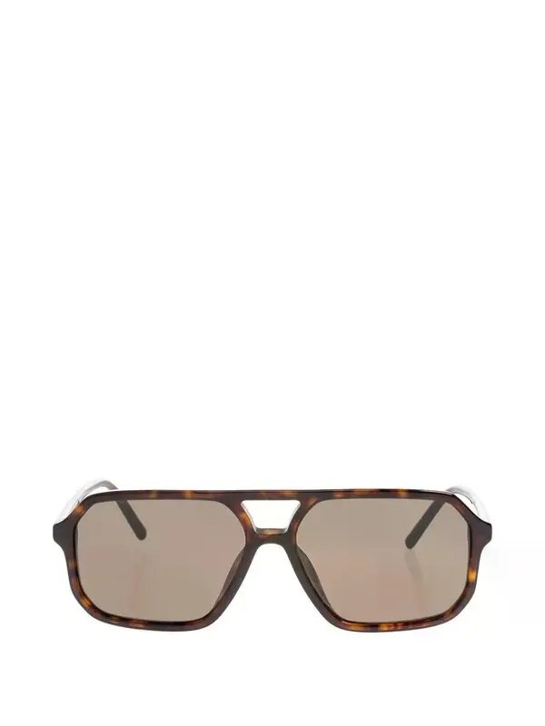 Dolce & Gabbana Geometric-frame Sunglasses - Brown