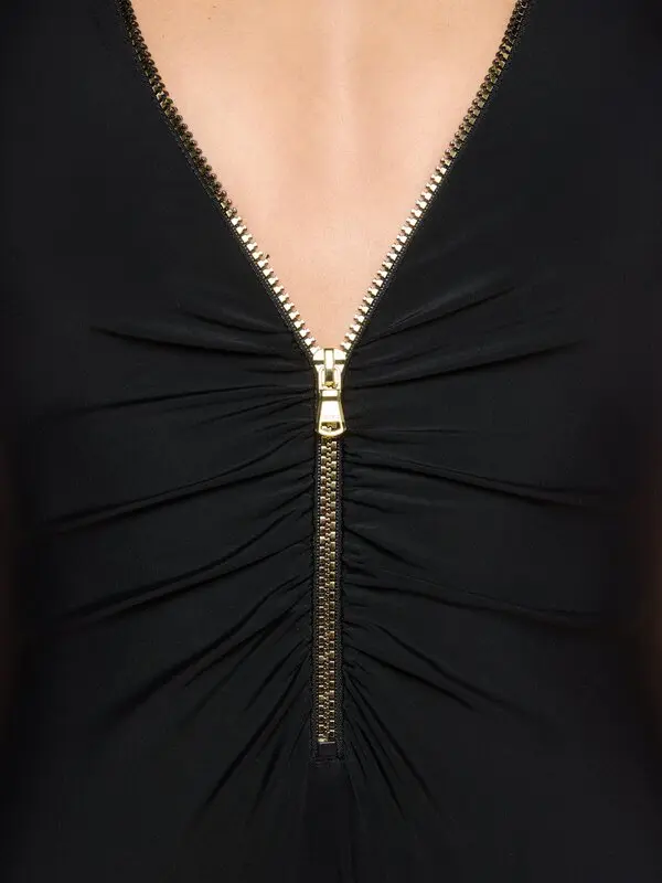 L'Agence Dorrie Plunge One-piece Swimsuit