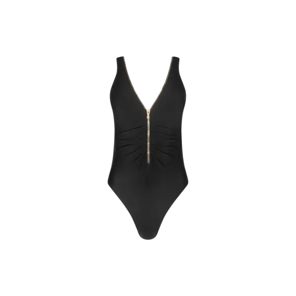 L'Agence Dorrie Plunge One-piece Swimsuit