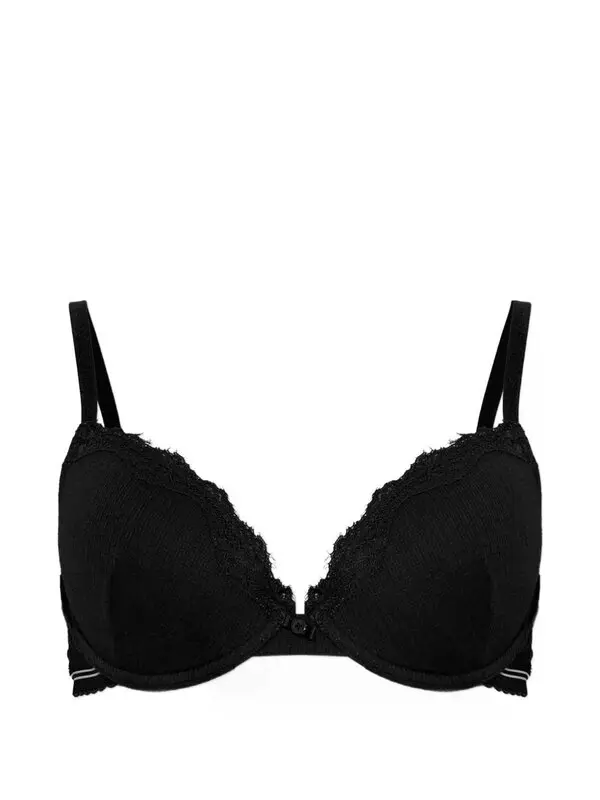 Emporio Armani Lace Bra - Black
