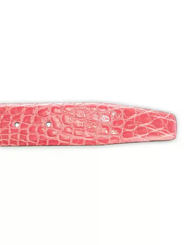 ANDREA D'AMICO Crocodile-effect Belt