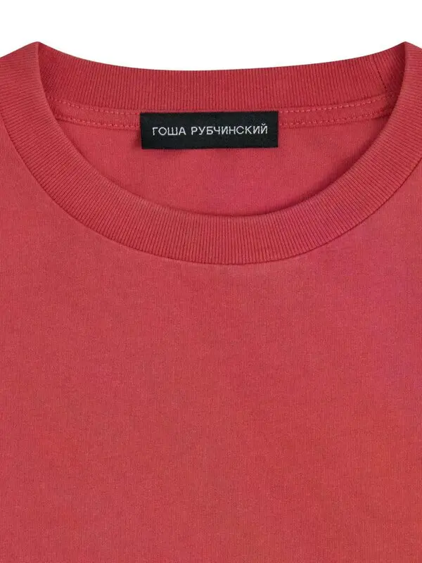 Gosha Rubchinskiy Logo-print Oversized T-shirt - Red