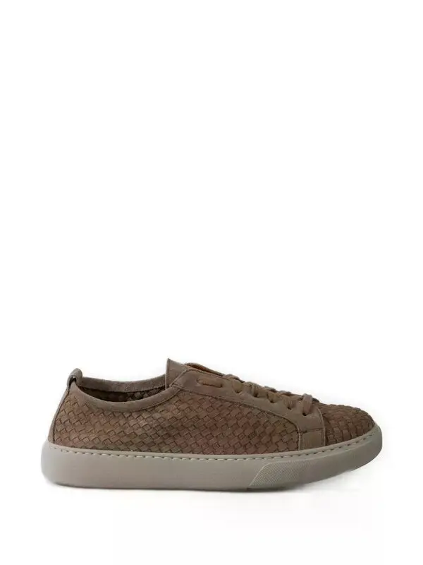 CALCE Interwoven Sneakers - Brown