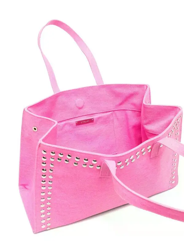 Gimaguas Stud-embellished Tote Bag - Pink
