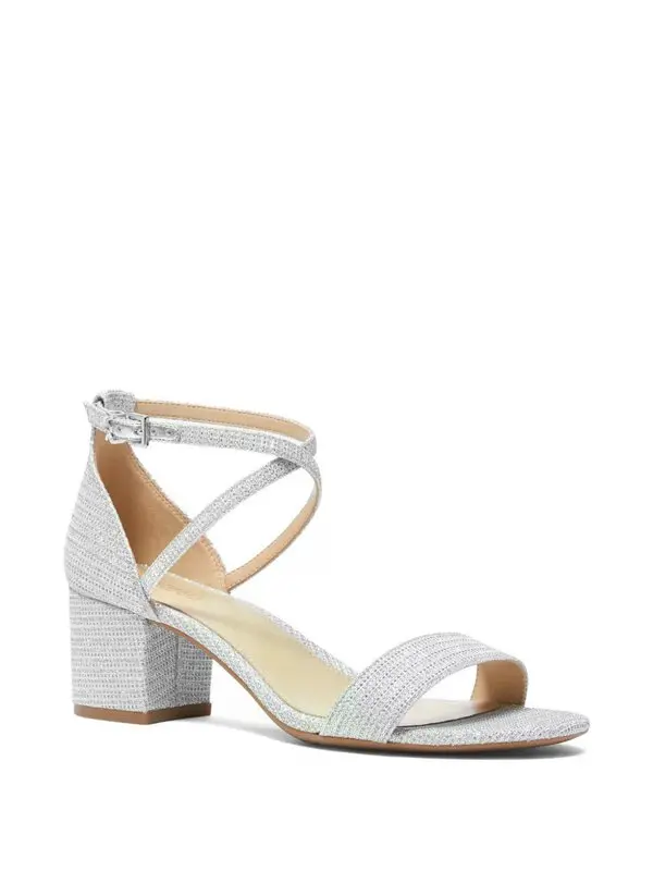 Michael Kors 57mm Serena Flex Crossover-strap Heeled Sandals