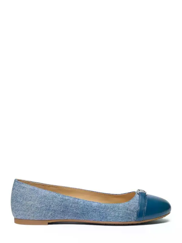 Michael Kors Mandy Denim Ballet Flats