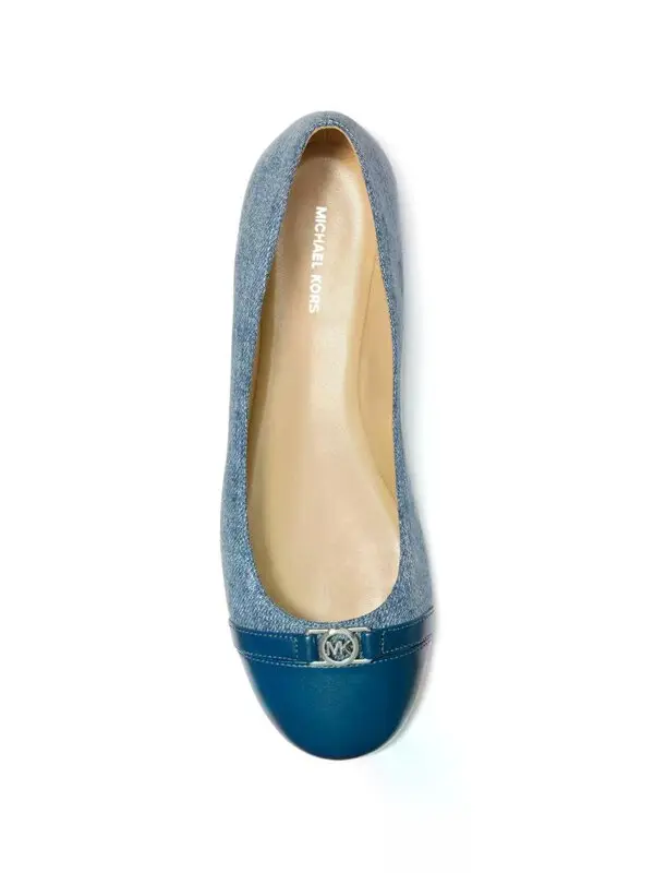 Michael Kors Mandy Denim Ballet Flats