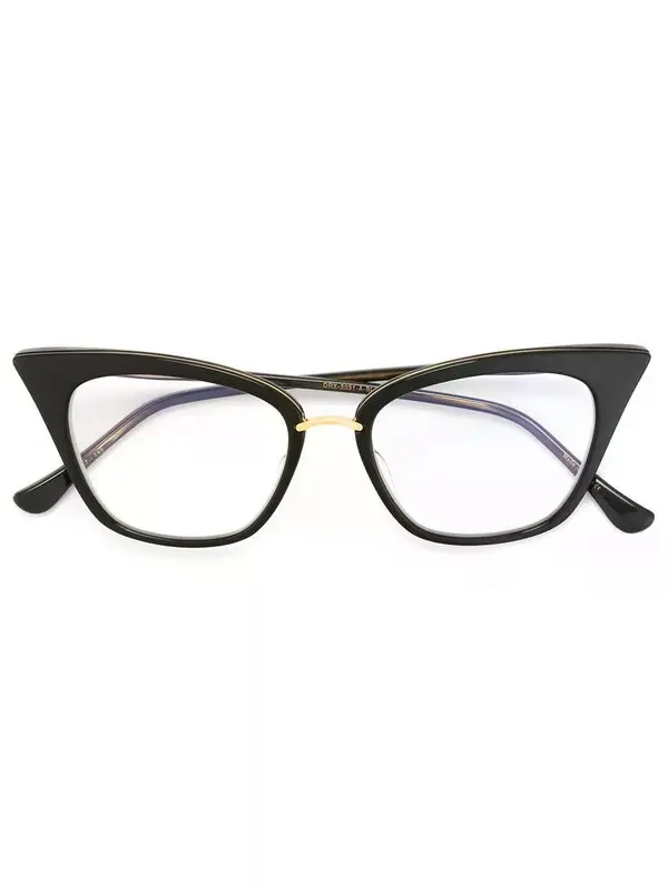 Dita Rebella Cat-eye Glasses - Black
