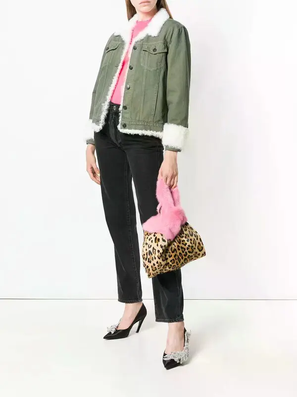 Simonette Ravizza Furrissima Leopard Print Tote