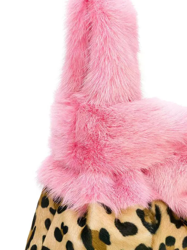 Simonette Ravizza Furrissima Leopard Print Tote