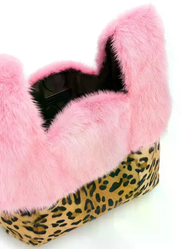 Simonette Ravizza Furrissima Leopard Print Tote