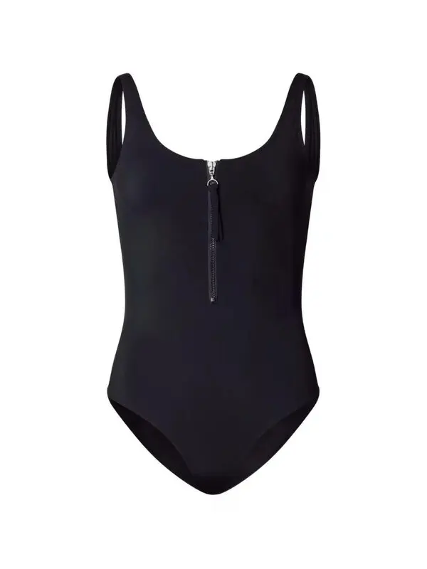 Loulou De Saison Zip-fastening One-piece Swimsuit - Black