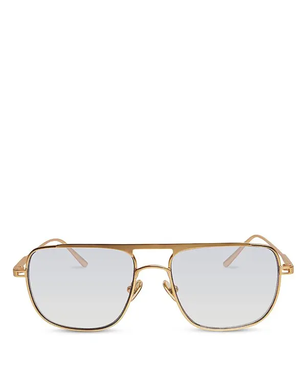 ELISA JOHNSON Jane Aviator Sunglasses 54mm - Gold
