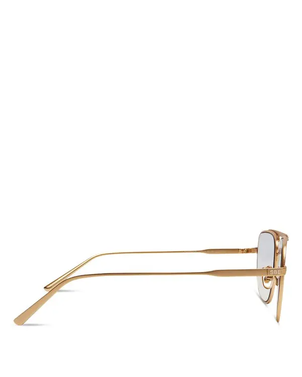 ELISA JOHNSON Jane Aviator Sunglasses 54mm - Gold