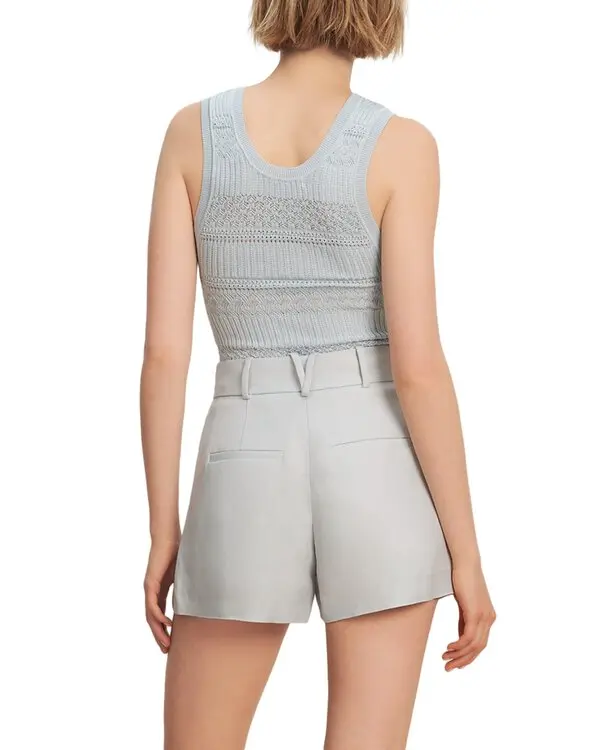 Veronica Beard Craig Pleated Shorts