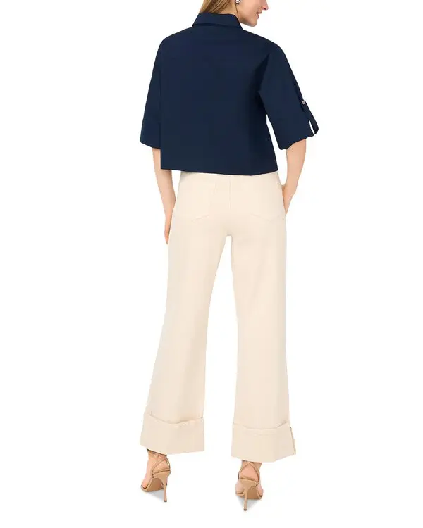 1.State Boxy Button Down Shirt