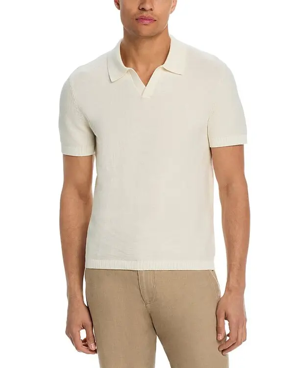 Rails Baker Relaxed Fit Knit Polo Top - Ivory