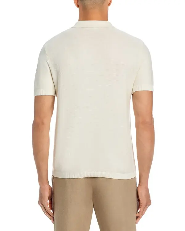 Rails Baker Relaxed Fit Knit Polo Top - Ivory