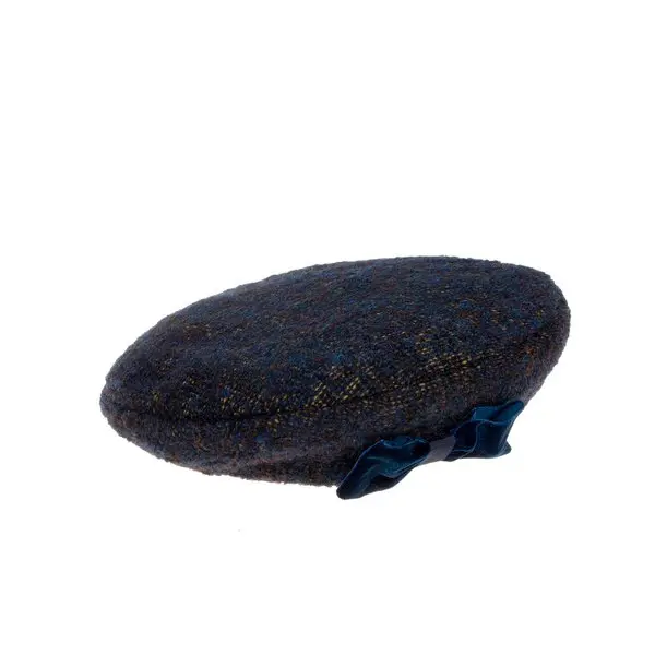 SIBI HATS Anna Chunky Wool Beret - Blue