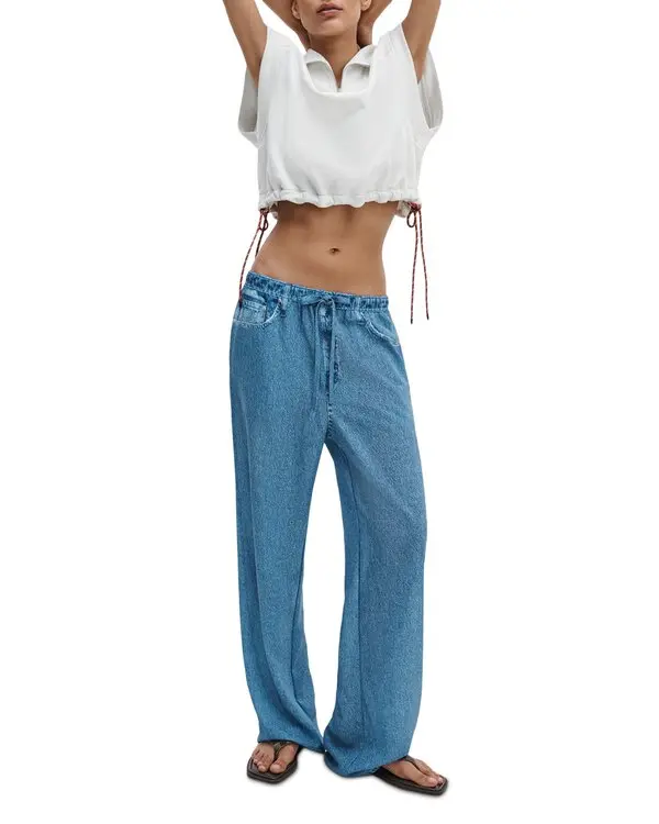 Rag & Bone Rb Miramar Crinkled Swim Cover-up Pants