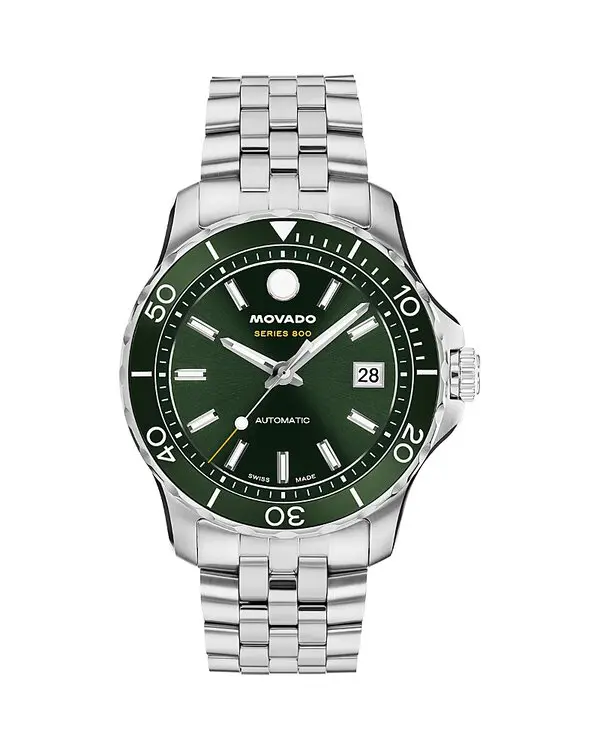 Movado Series 800 40mm Watch - Green Dial