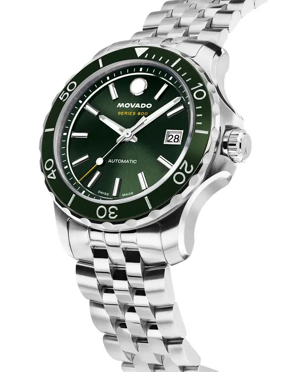 Movado Series 800 40mm Watch - Green Dial